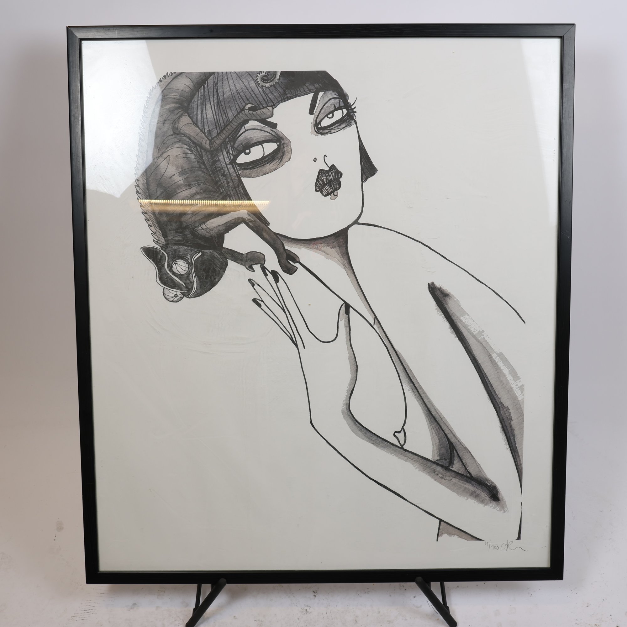 Olja på pannå, Adolf Frey Mook, (1881-1954), Schweitz. Endast ...